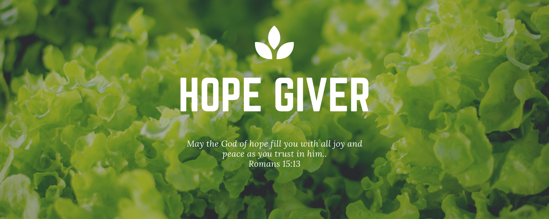 Hope Giver – The Jordan Valley
